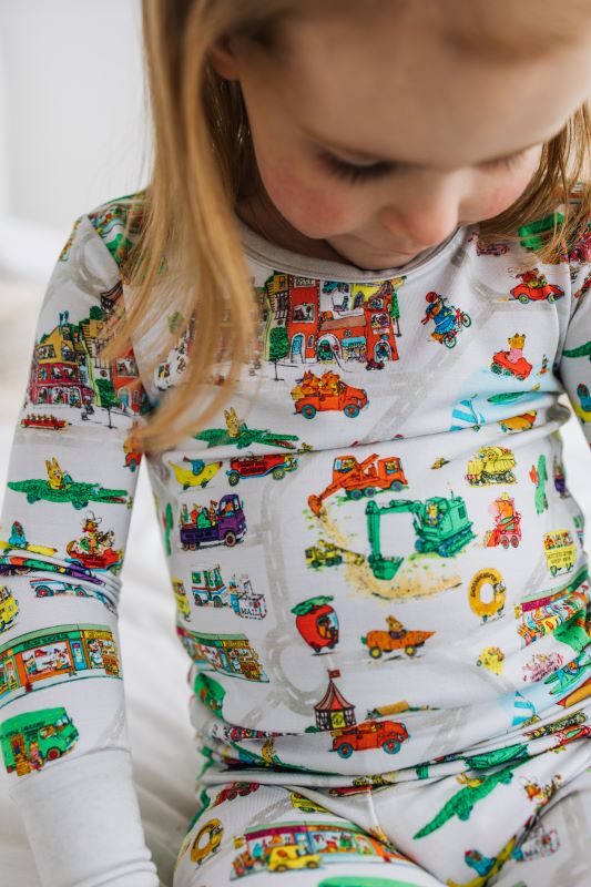 Richard Scarry's Busyworld™ Busytown Map Two-Piece Pajama Set – Wildwoven