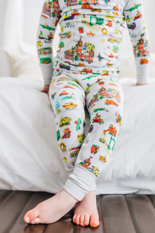 Richard Scarry's Busyworld™ Busytown Map Two-Piece Pajama Set – Wildwoven