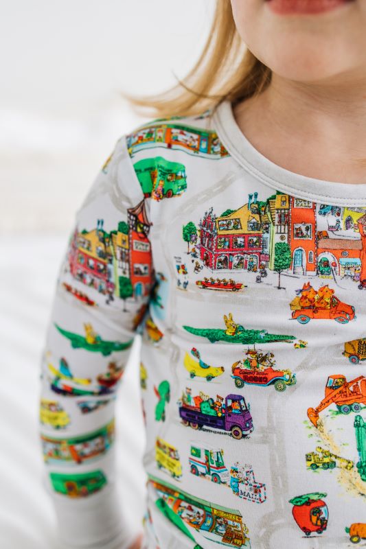 Richard Scarry's Busyworld™ Busytown Map Two-Piece Pajama Set – Wildwoven